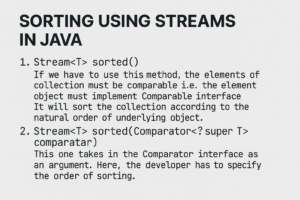 Sorting data using Stream API in Java - Java Talks